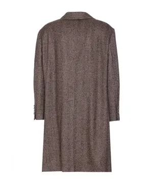 Brunello Cucinelli Single-breasted Straight Hem Coat