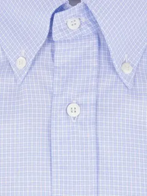 Brunello Cucinelli Striped Curved Hem Shirt