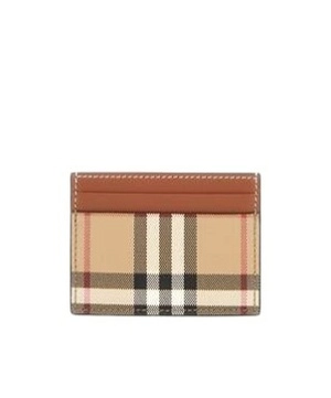 Burberry Vintage Checked Open Top Card Holder