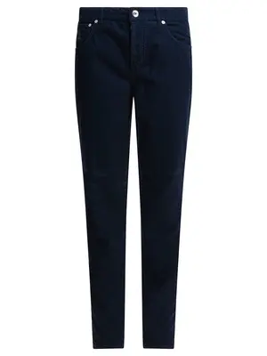 Brunello Cucinelli Logo Patch Corduroy Pants