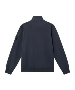 Stone Island Compass Patch Zip Up Sweatshirt