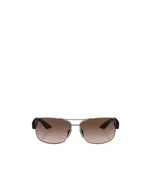 Prada Rectangular Frame Sunglasses - Nude