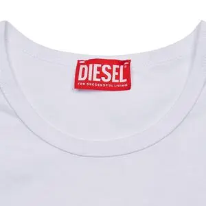 DIESEL® Embroidered D Patch T-shirt - White
