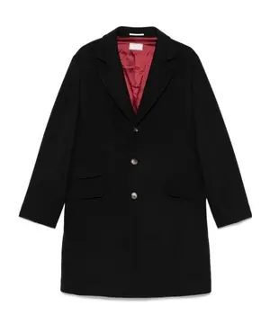 Brunello Cucinelli Button-fastening Patch-pocket Coat - Black