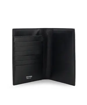 TOM FORD Logo Embossed Exotic Line Passport Holder