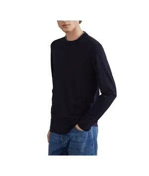 Brunello Cucinelli Contrasting-trim Long-sleeved T-shirt