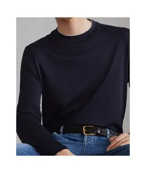 Brunello Cucinelli Contrasting-trim Long-sleeved T-shirt