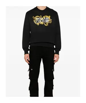 Versace Logo-print Cotton Sweatshirt
