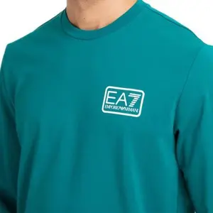 EA7 Logo Round-necked Sweater