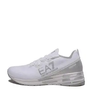 EA7 Logo-print Low-top Sneakers - Gray