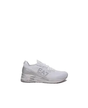 EA7 Logo-print Low-top Sneakers - Gray