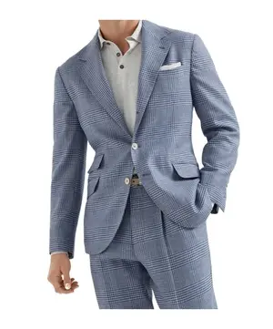 Brunello Cucinelli Checked Jacket