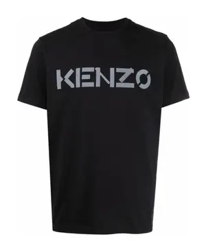 Kenzo Logo-print Short-sleeve T-shirt - Black