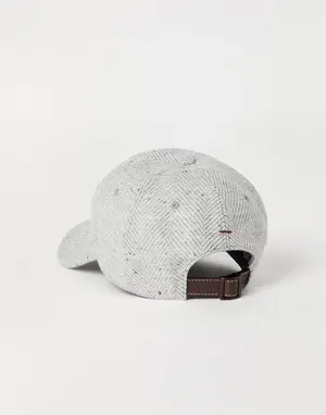 Brunello Cucinelli Chevron Embroidered Baseball Cap