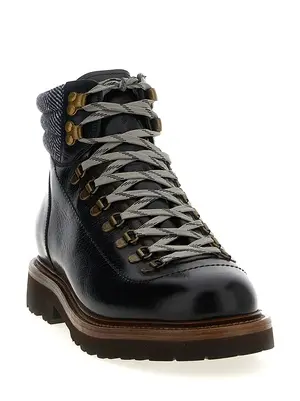 Brunello Cucinelli Lace-up Ankle Boots