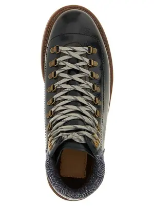 Brunello Cucinelli Lace-up Ankle Boots