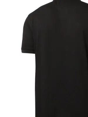 Emporio Armani Micro Eagle Mercerised Pique Polo Shirt
