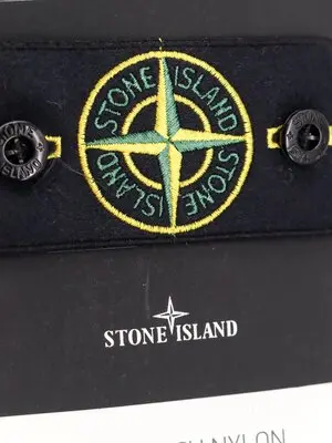 Stone Island Logo Patch Zip-up Bomber Jacket