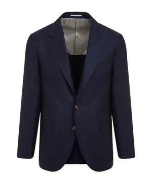 Brunello Cucinelli Single-breasted Long-sleeved Blazer