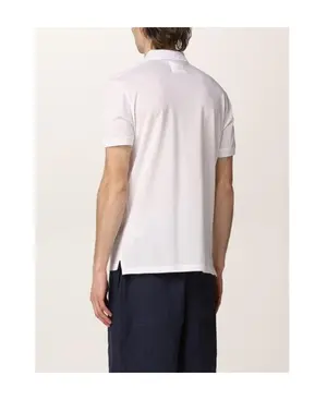 Emporio Armani Logo-embroidered Polo Shirt - White