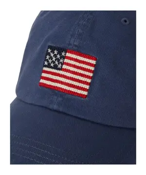 Polo Ralph Lauren Baseball Cap With Flag