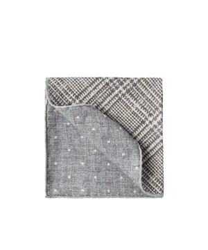 Brunello Cucinelli Houndstooth Pattern Scarf