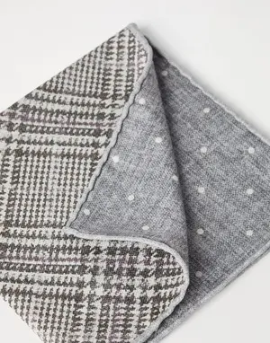 Brunello Cucinelli Houndstooth Pattern Scarf