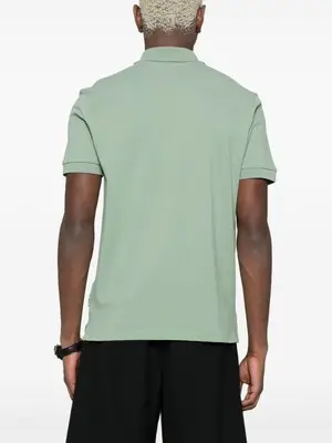 Hugo Boss Logo Embroidered Regular-fit Polo Shirt - Green