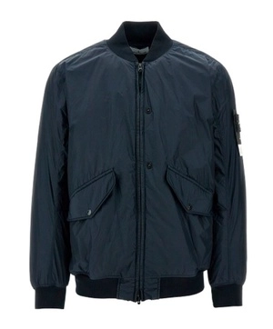 Stone Island Long-sleeved Casual Jacket - Blue