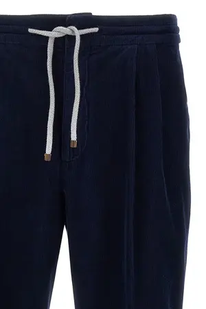 Brunello Cucinelli Garment-dyed Corduroy Trousers