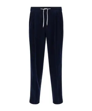 Brunello Cucinelli Garment-dyed Corduroy Trousers - No