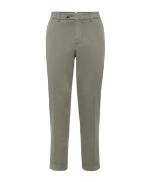 Brunello Cucinelli Cropped Chino Trousers - No