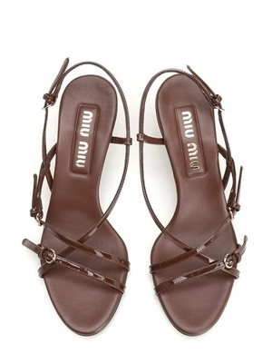 Miu Miu Heeled Slingback Sandals