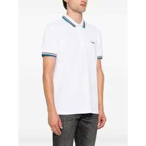Hugo Boss Logo Embroidered Short-sleeved Polo Shirt