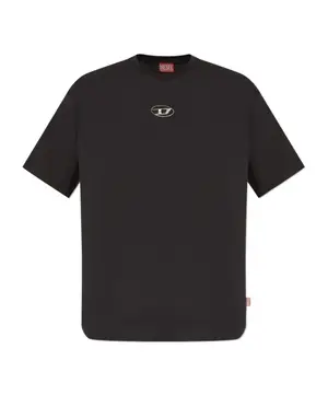 DIESEL® T-boxt-s5 Logo Plaque T-shirt - Black