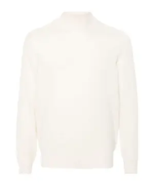 Brunello Cucinelli Turtleneck Knitted Jumper - White