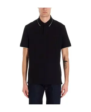 Zegna Logo Embroidered Polo Shirt