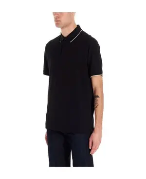 Zegna Logo Embroidered Polo Shirt