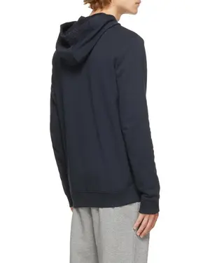 Hugo Boss Zip-up Hoodie With Embroidered Logo