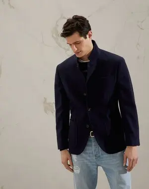 Brunello Cucinelli Long Sleeved Single Breasted Blazer