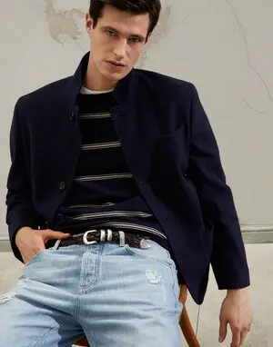 Brunello Cucinelli Long Sleeved Single Breasted Blazer