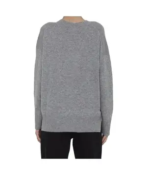 ALLUDE Drop-shoulder Ribbed Cashmere Jumper