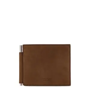 TOM FORD T Line Money Clip Wallet