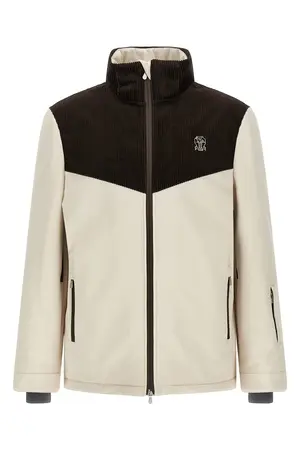Brunello Cucinelli Corduroy Insert Ski Jacket
