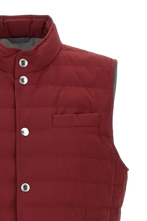 Brunello Cucinelli High-neck Quilted Gilet
