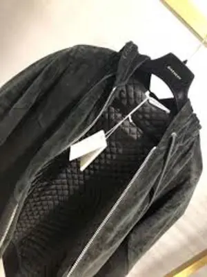 Givenchy Panelled Zip Front Hoodie