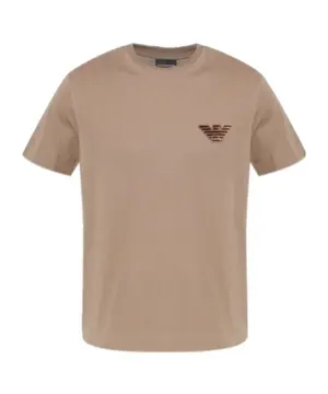 Emporio Armani Short-sleeved Crewneck T-shirt - Nude
