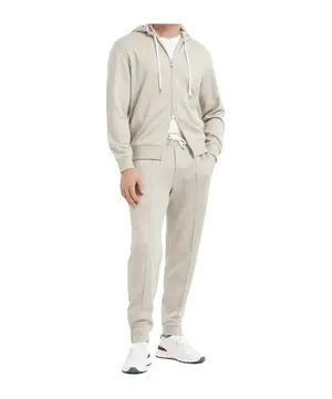 Brunello Cucinelli Drawstring Straight-leg Trousers