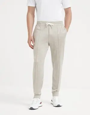 Brunello Cucinelli Drawstring Straight-leg Trousers