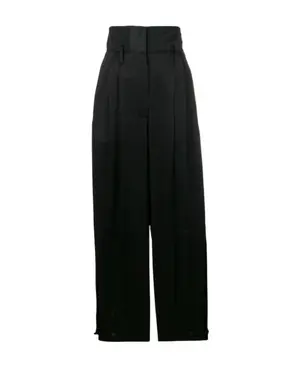 Givenchy High-waisted Satin Trousers